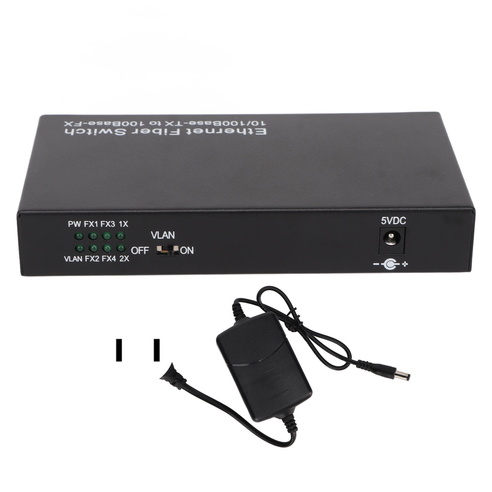 KAUU Ethernet Optical Switch 6 Ports 10 100Mbps RX1550 Tx1310nm LED Indicator Ethernet Fast ...