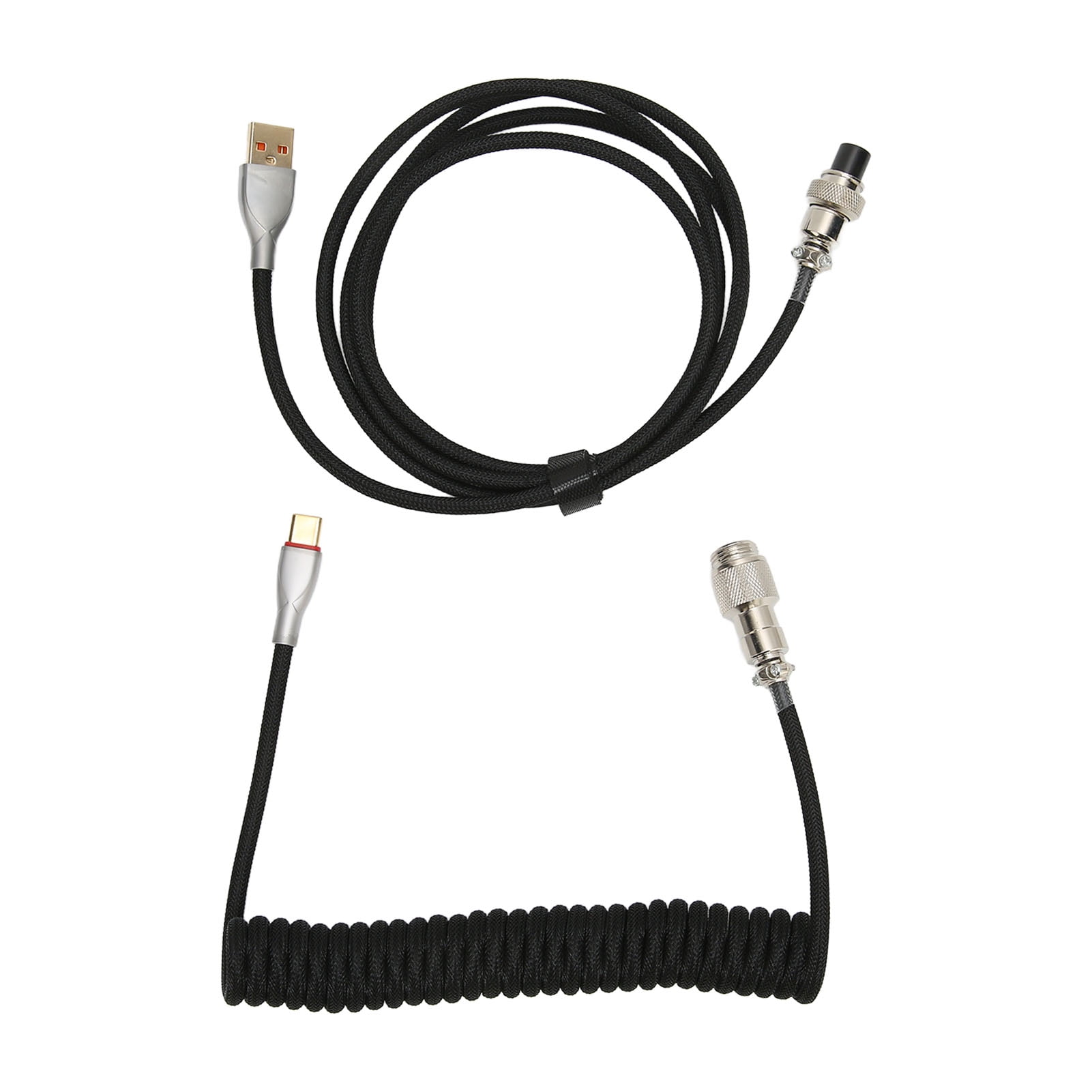 KAUU Mechanical Keyboard Cable Double Sleeve Custom Coiled with ...