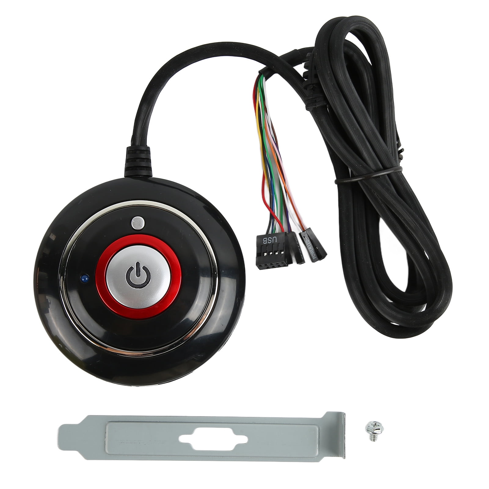 KAUU PC Power Button Strong ABS Light Weight Simple Installation Plug ...
