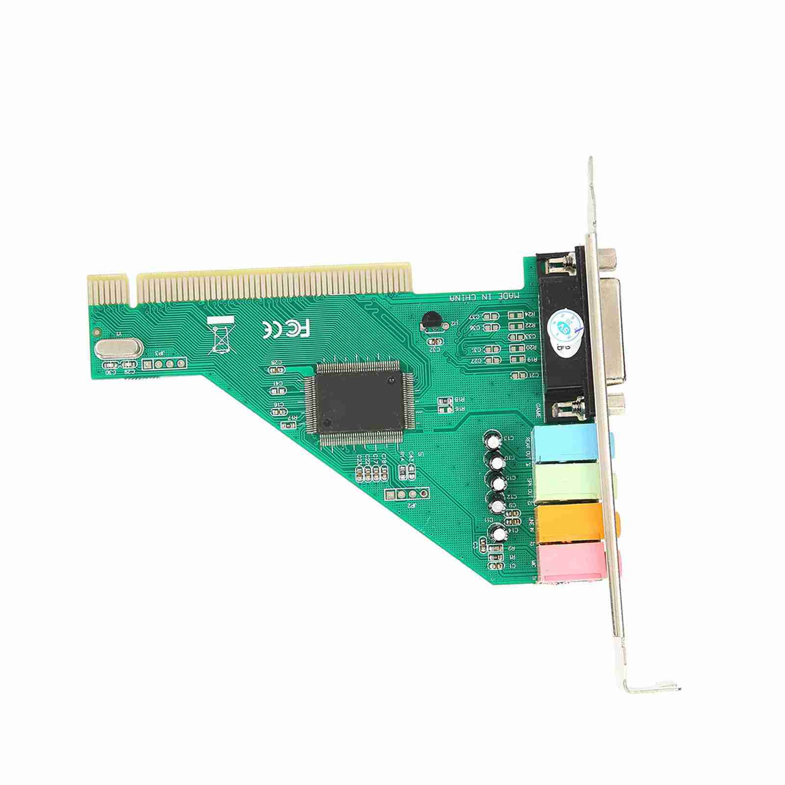 KAUU PCI Sound Card Channel 4.1 for Computer Desktop Internal Audio ...
