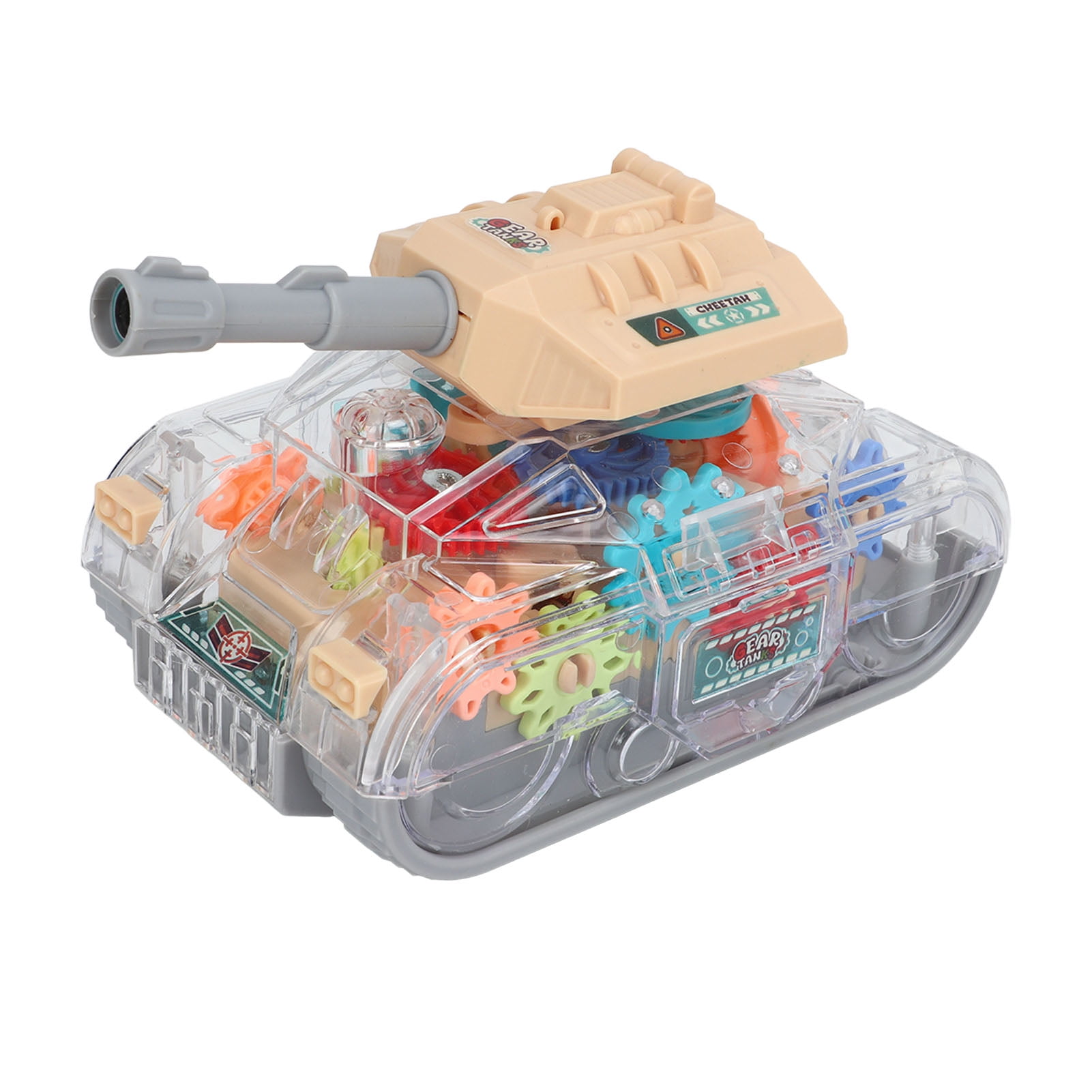 KAUU Transparent Toy Car Visible Colored Moving Gears Colorful Light ...