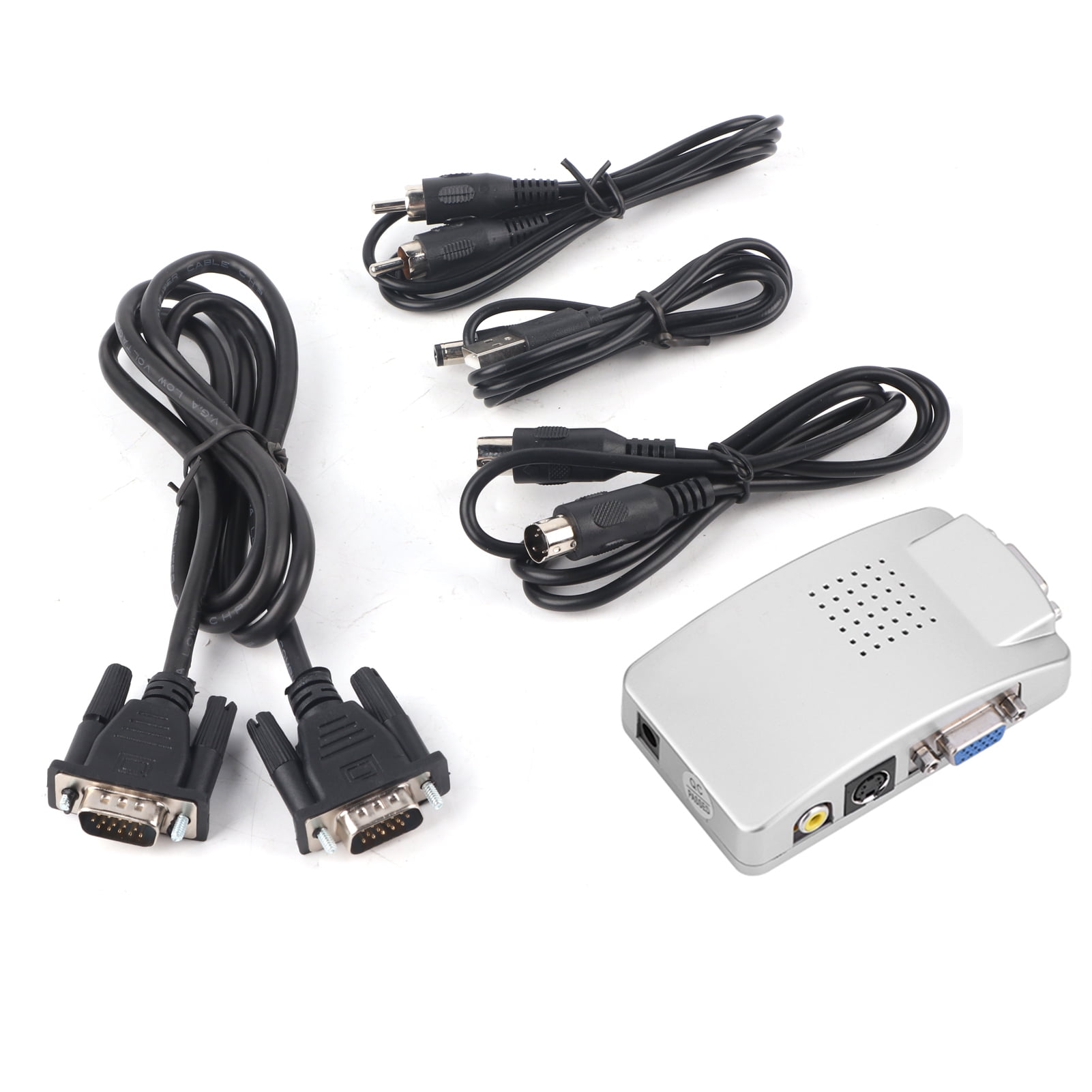 KAUU Universal PC Converter Box of Computer Laptop PC VGA to TV AV RCA ...