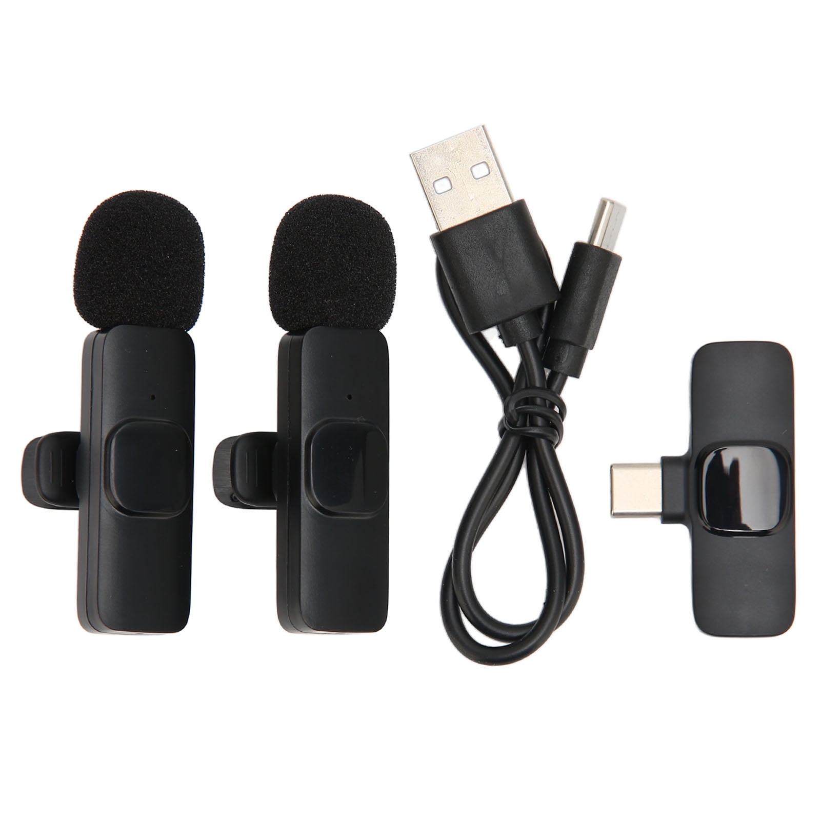 KAUU Wireless Lavalier Microphone Supports One Tows One Plug and Play ...