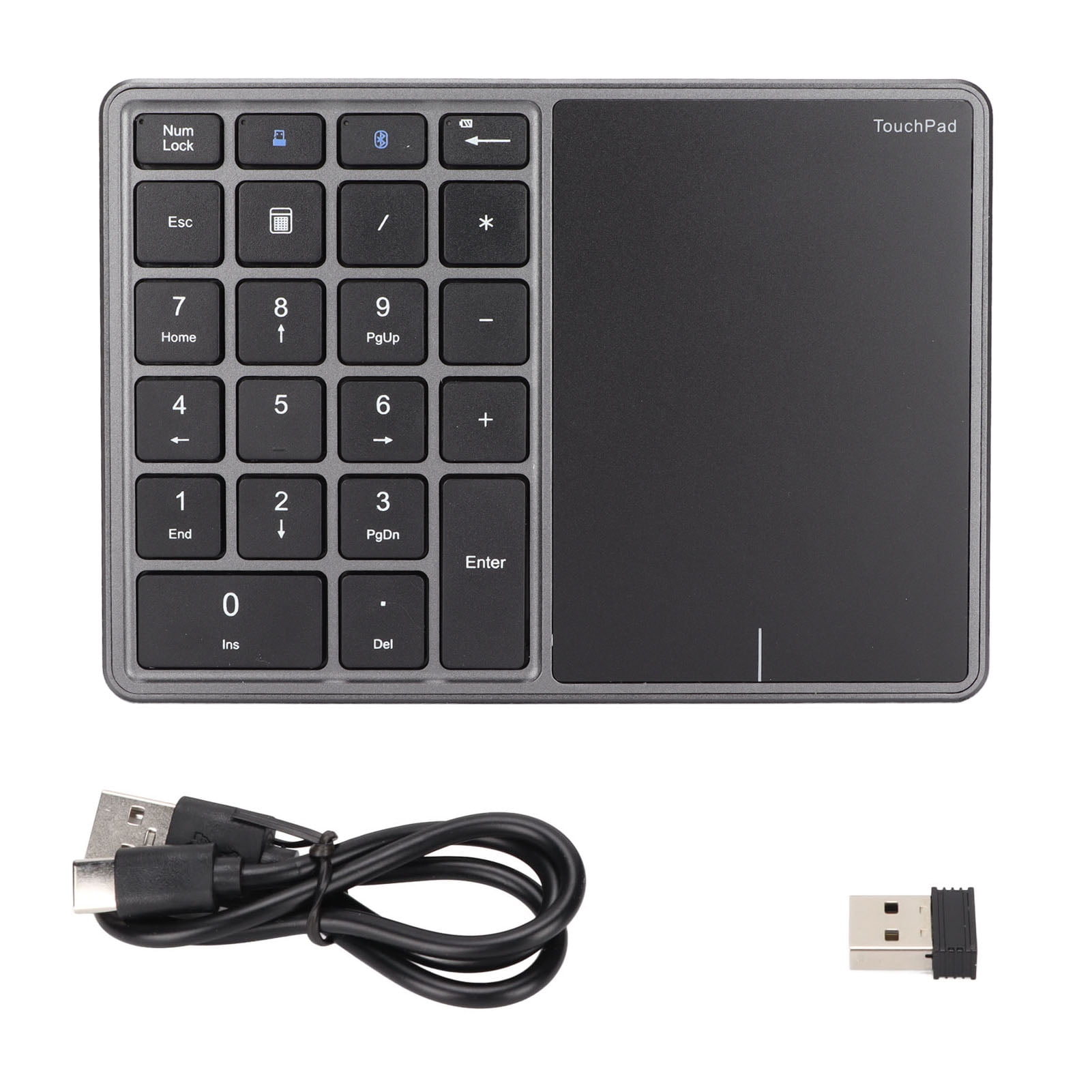 KAUU Wireless Numeric Keypad 2.4G Ergonomic 7.5 Degree Angle 10m ...