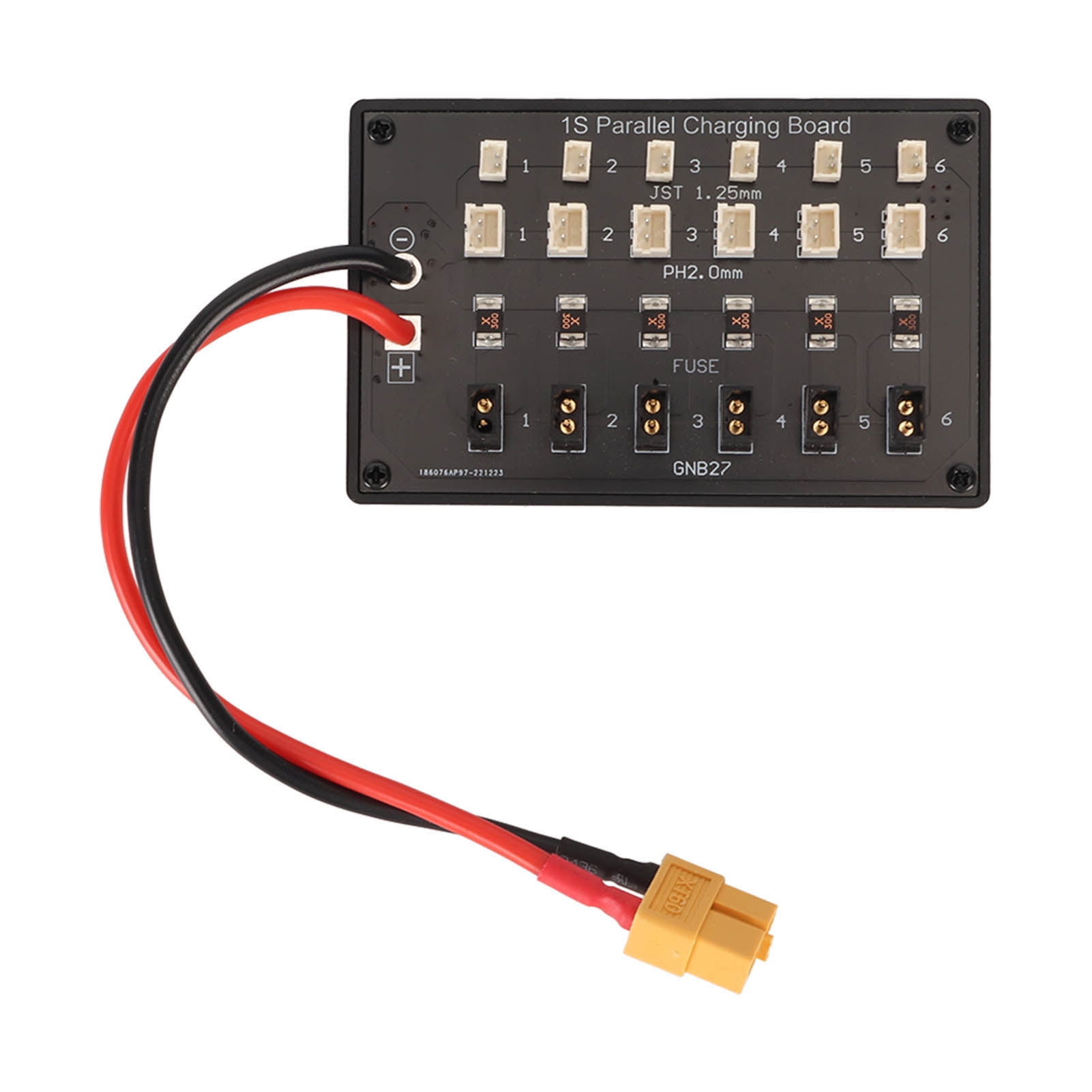 KAUU Xt60 Mini Parallel Charging Board with 15A Fuse Universal 3S 4S ...