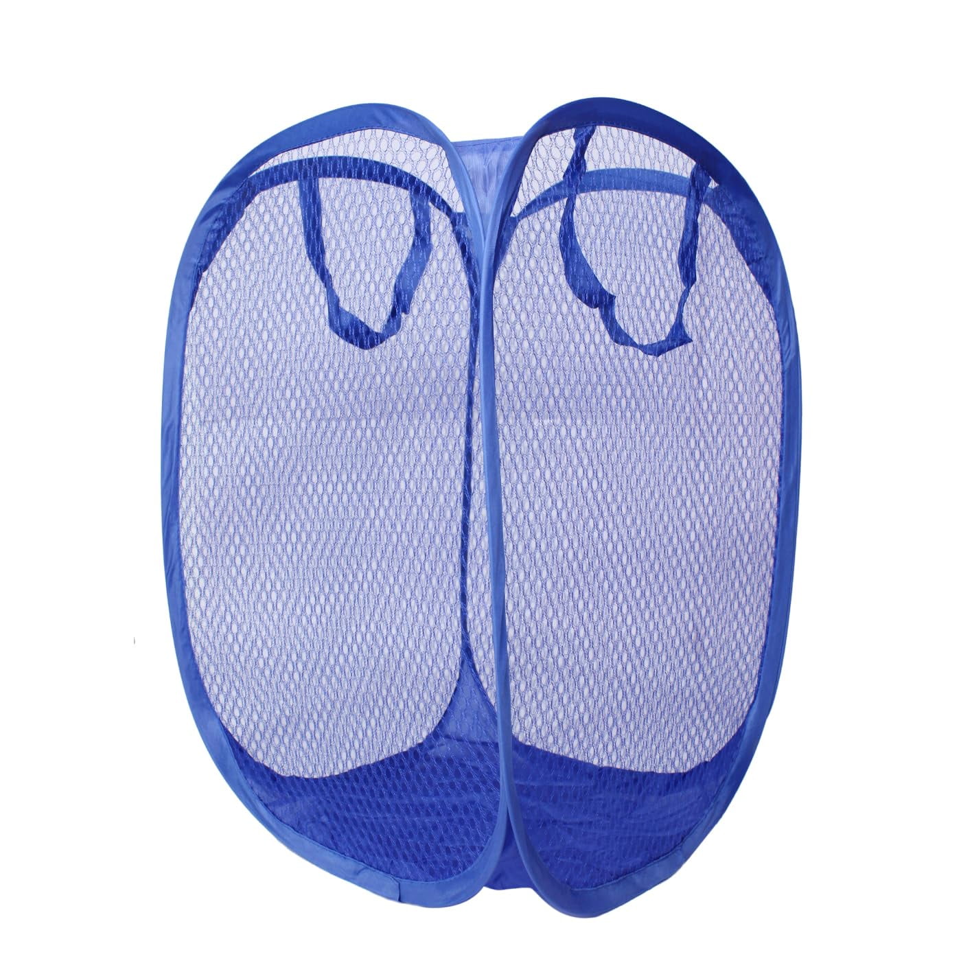 KAVIN Mesh Bag With Handle Foldable Laundry BasketOrganiser Bin For ...