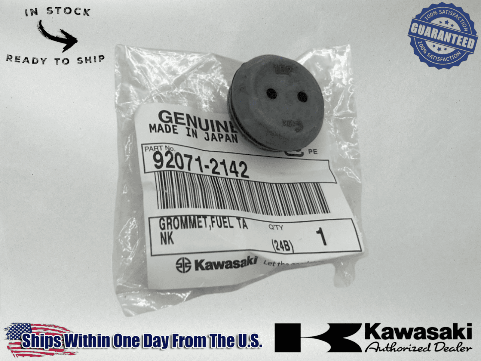 KAWASAKI OEM GROMMET FUEL TANK 92071-2142 92071-2142 - Walmart.com