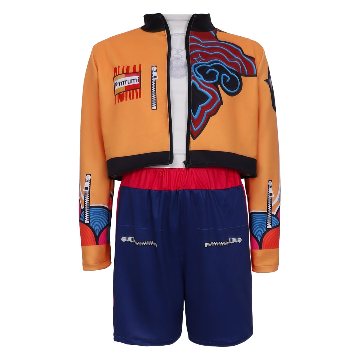 KAWELL Girl Singer Costume Top Pants Dress Dancer Dress Up Halloween ...