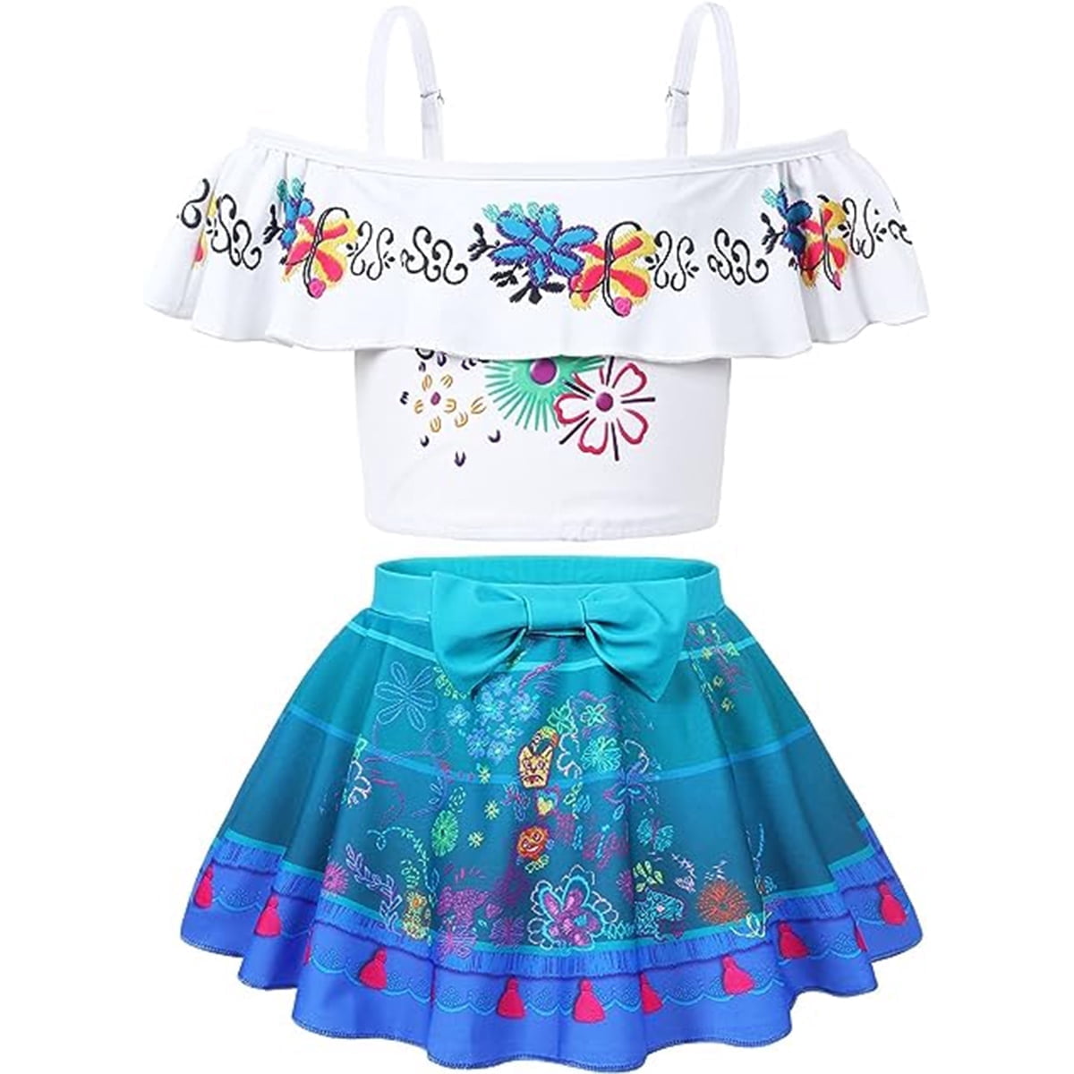 KAWELL, Girls Swimsuit Tankini, Mirabel 2 Pieces, Summer Beachwear ...