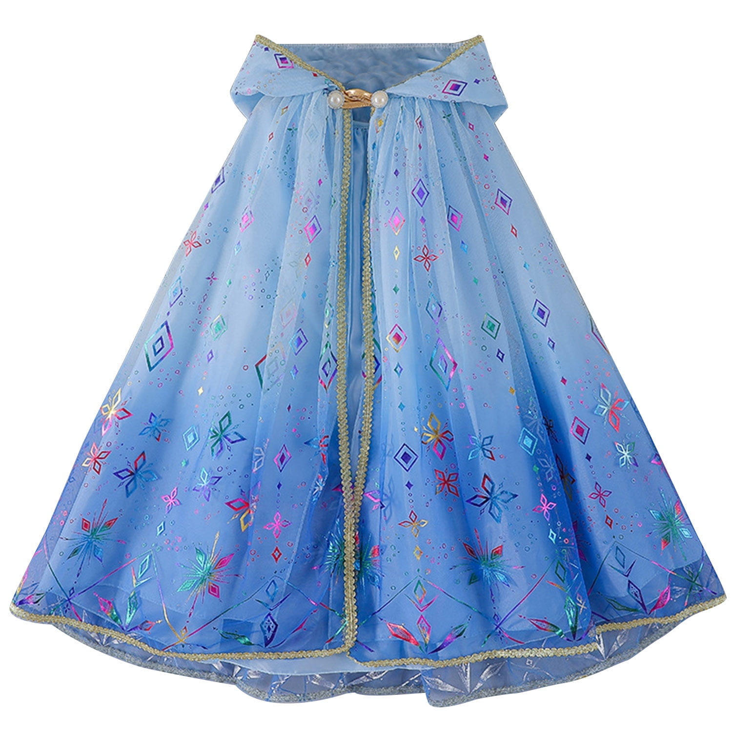 KAWELL Girls Dress Up Hodded Cape Toddler Costume for Princess Cloaks ...