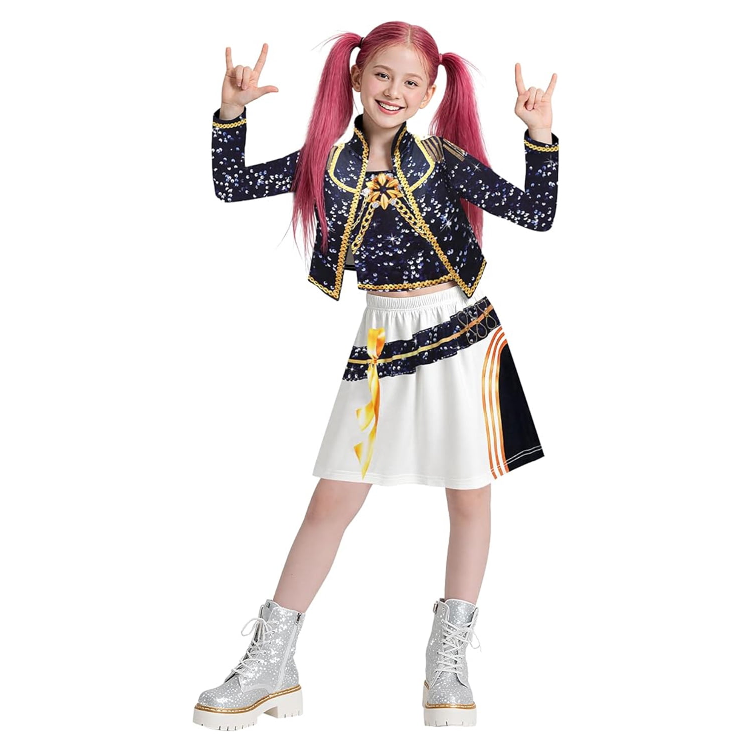 KAWELL Little and Big Girls Pop Singer Dance Stage Halloween Costume ...