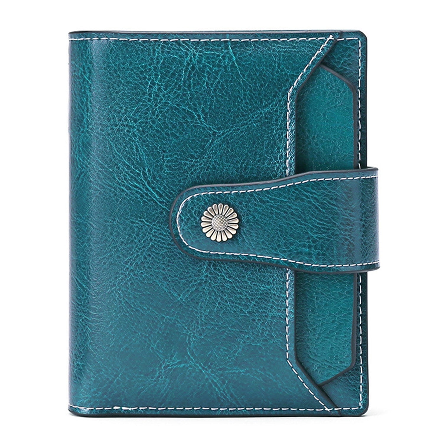 KAWELL Small Wallets For Women Genuine Leather Bifold Wallet Ladies ...
