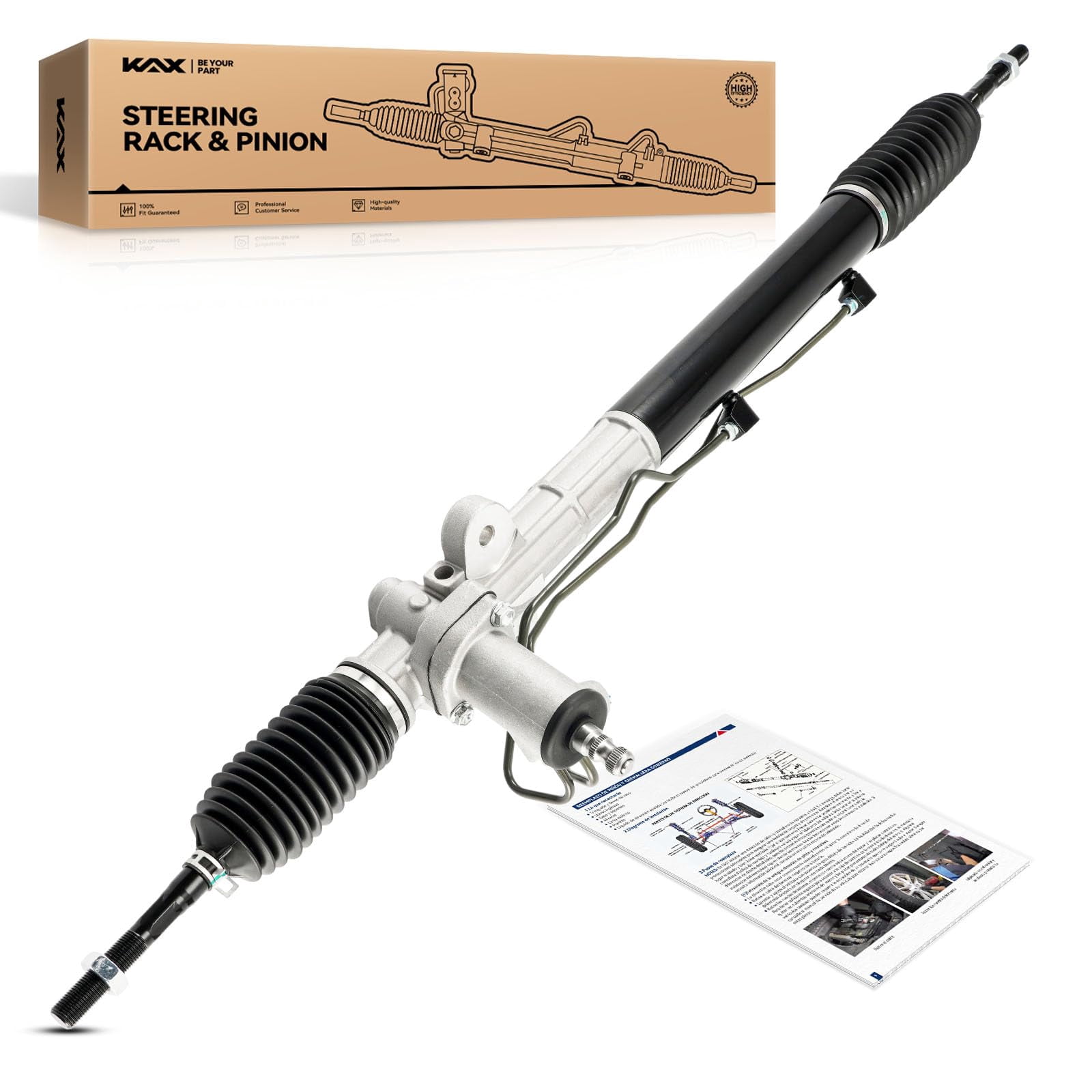KAX Hydraulic Power Steering Rack and Pinion Compatible with Santa Fe ...