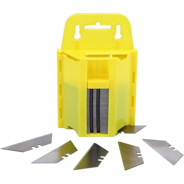 KAYESAMPRA 100 Pack Utility Knife Blades with Dispenser Box Cutter ...