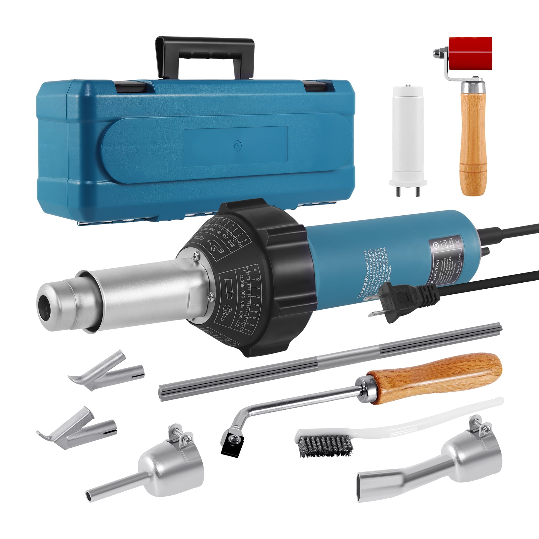 KAYESAMPRA 1600W Hot Air Plastic Heating Gun Welder, Vinyl PVC TPO ...