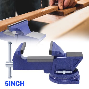 Shop Fox 360-Degree Swivel Parrot Vise, 4.75 in. Capacity, 3-1/2 in. x ...