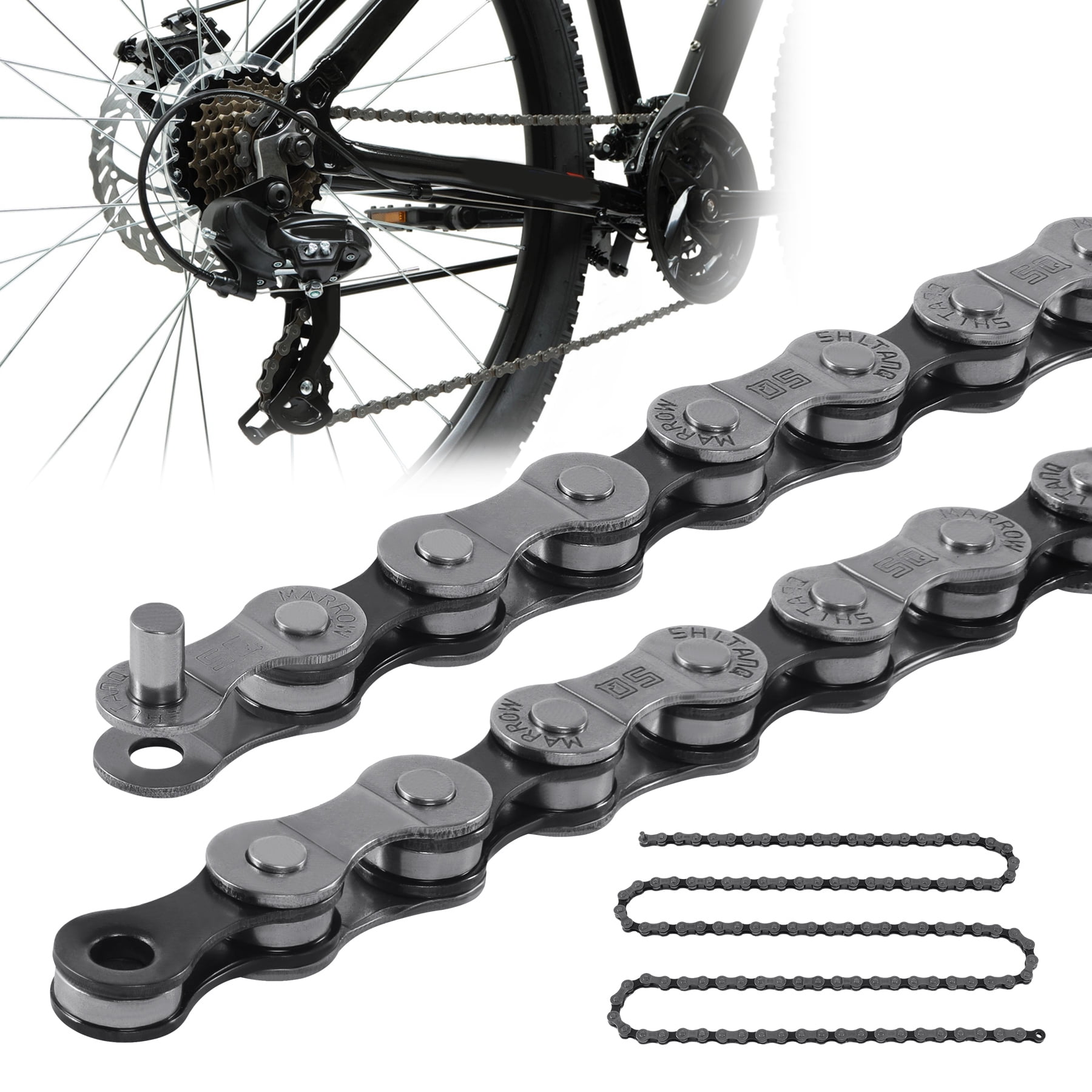 KAYESAMPRA 6/7/8 Speed 116 Links Bicycle Chain For Road Bicycle ...