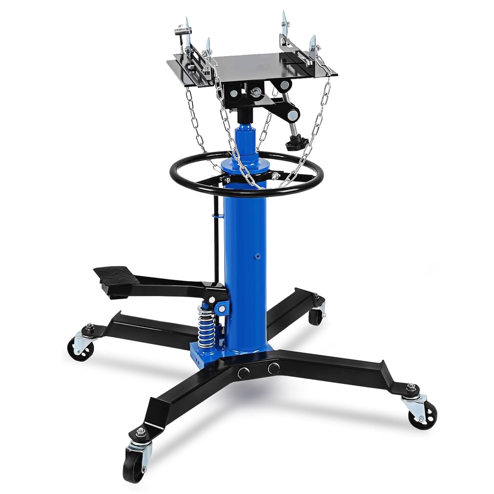 KAYESAMPRA Transmission Jack Lift 1400lbs (0.6 Ton), 2 Stage Adjustable ...