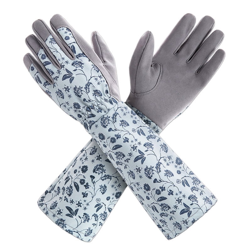 KAYGO Women's Thorn Proof Garden Gloves, Large Size, Long Forearm ...