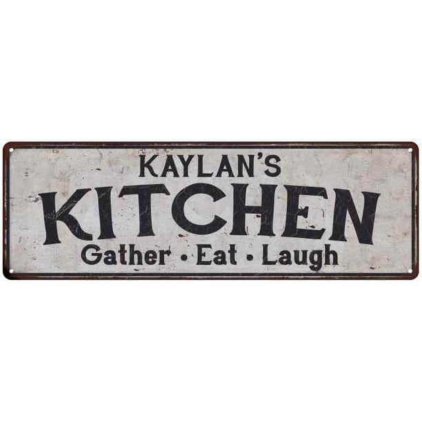KAYLAN's Kitchen Gift Rustic Chic Decor Gift 6x18 Sign 206180051644 ...