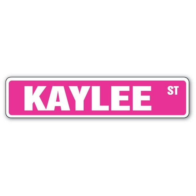 KAYLEE Street Sign Childrens Name Room Sign | Indoor/Outdoor | 30" Wide ...