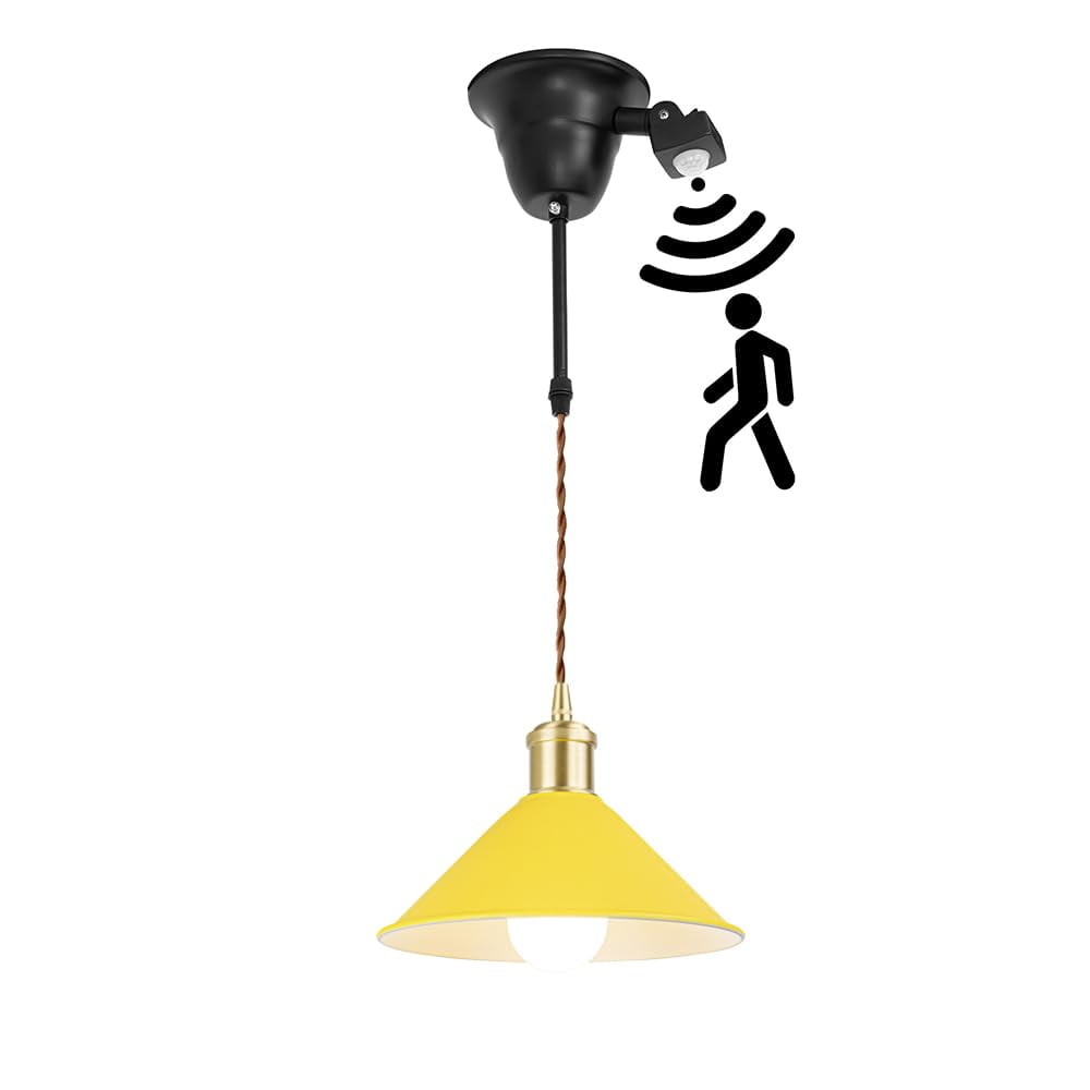 KAYYELAMP 1.9Ft Cord E26 Connection Motion-Activated Modern Design ...