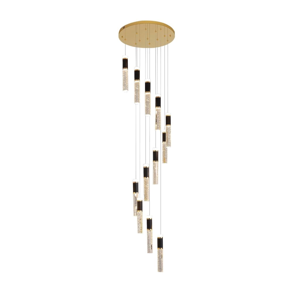 KAYYELAMP 12-Light Full Spectrum Dimming Chandelier Adjustable Height ...