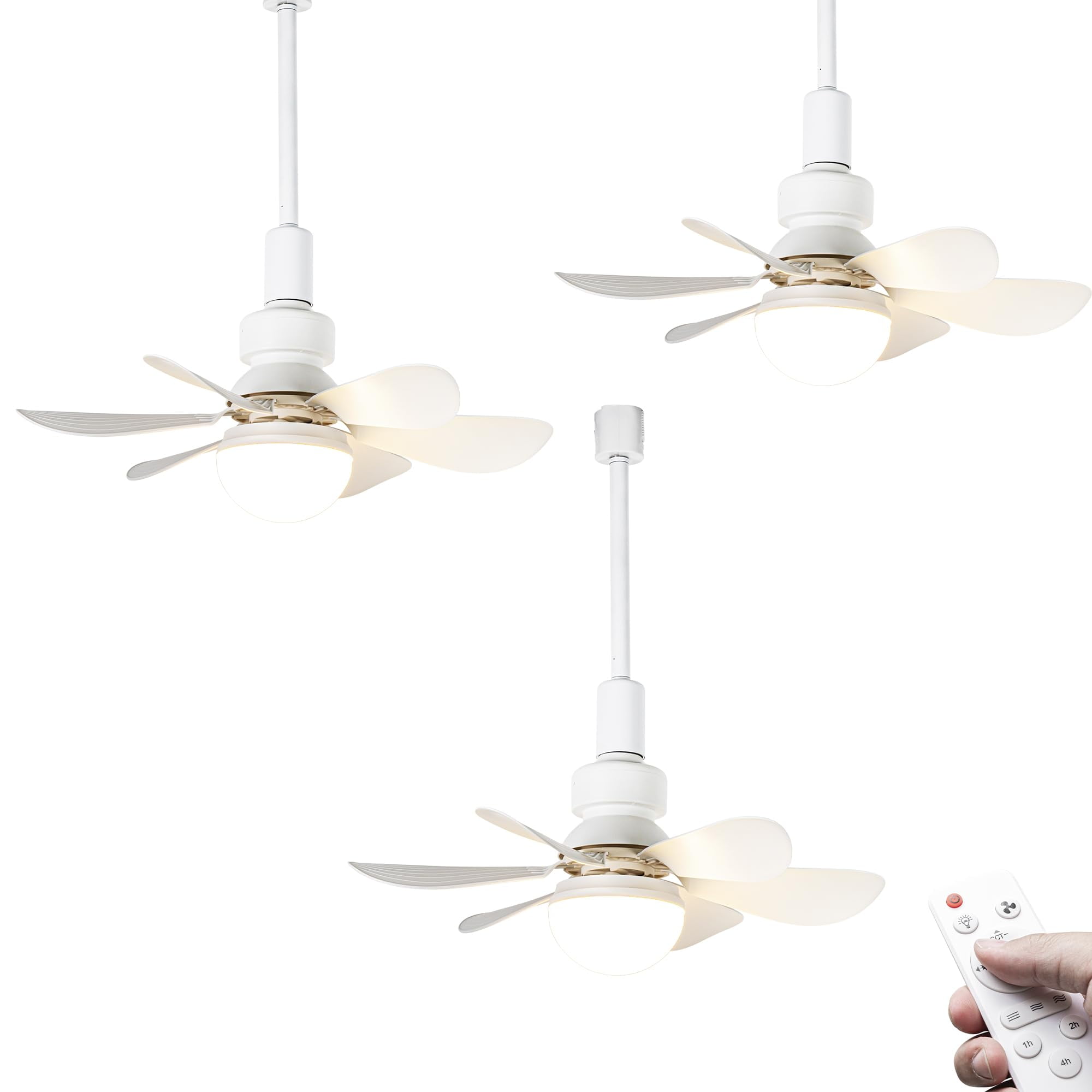 KAYYELAMP 19.2 Inches Height H-Type Set of Three Track Lighting with ...