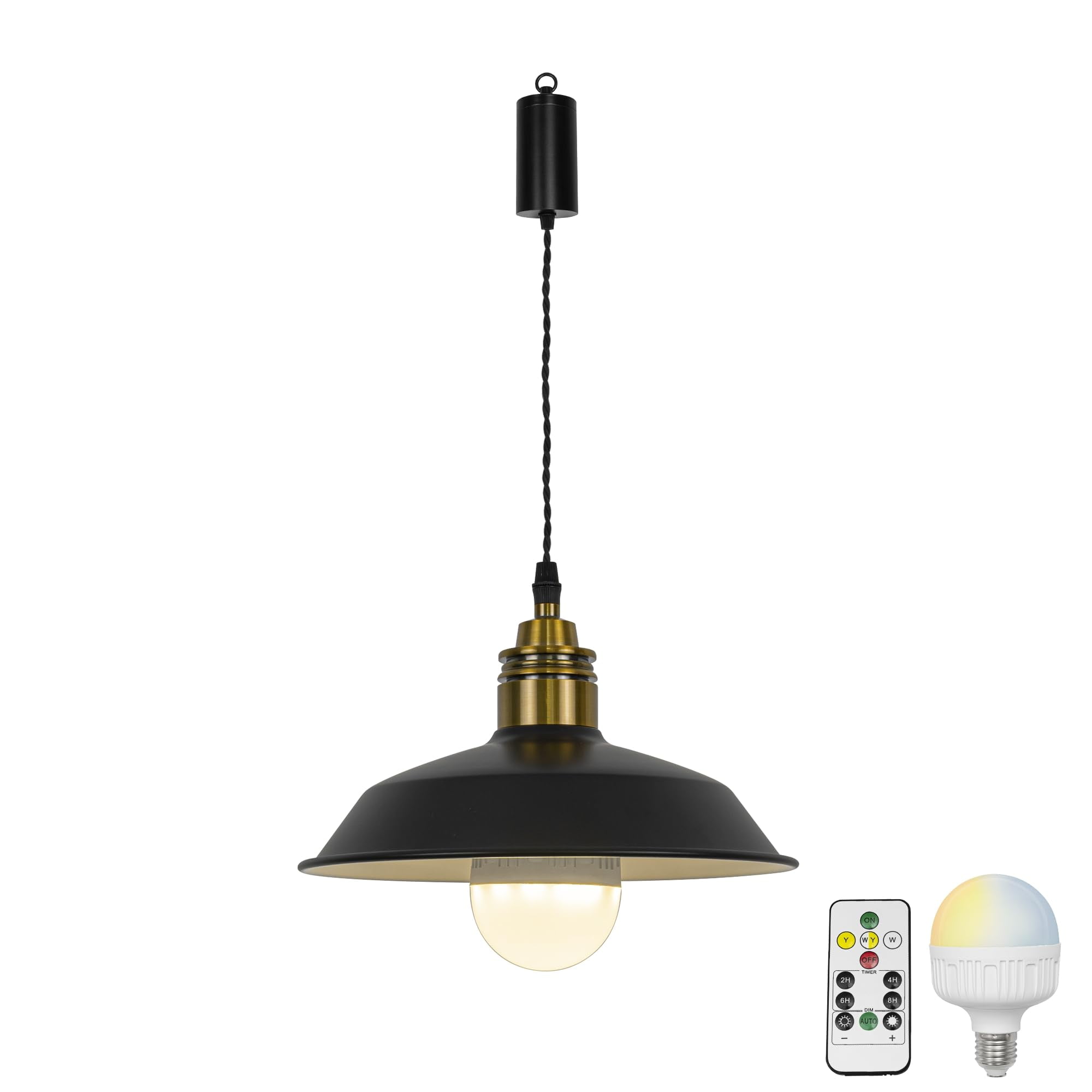 KAYYELAMP 1Pcs Rechargeable Battery Adjusted Height Hanging Light ...