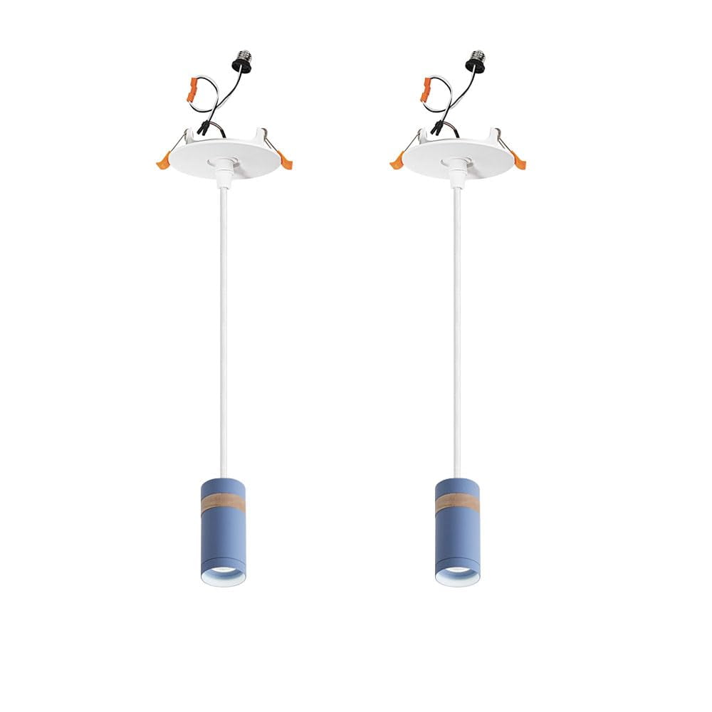 KAYYELAMP 2-Pack Recessed Retrofit Pendant Lighting Conversion Kit E26 ...