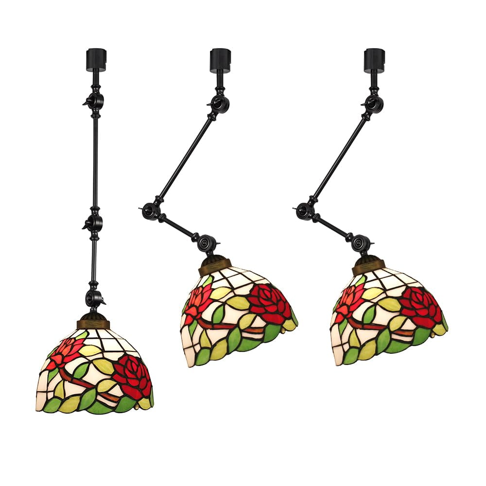 KAYYELAMP 3Pcs J-Type Track Head Lighting Adjust Angle Tiffany Ceiling ...