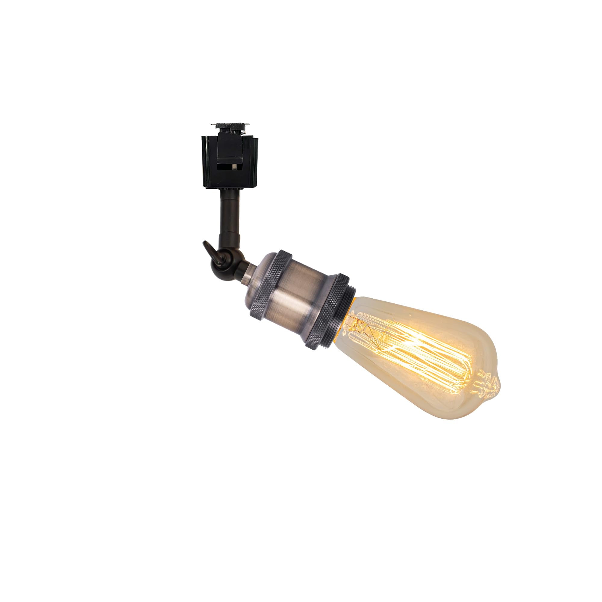 KAYYELAMP Adjusted Angle Rotated Degree J-Type Track Lamp Black with ...