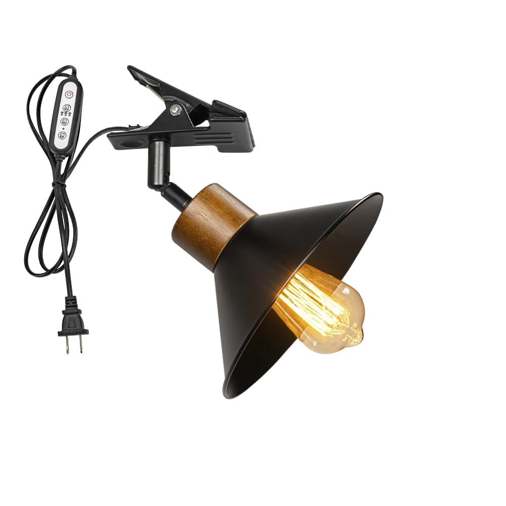 KAYYELAMP Clip Mount 5.9Ft Plug in Timer Cord Metal Lighting Fixture ...