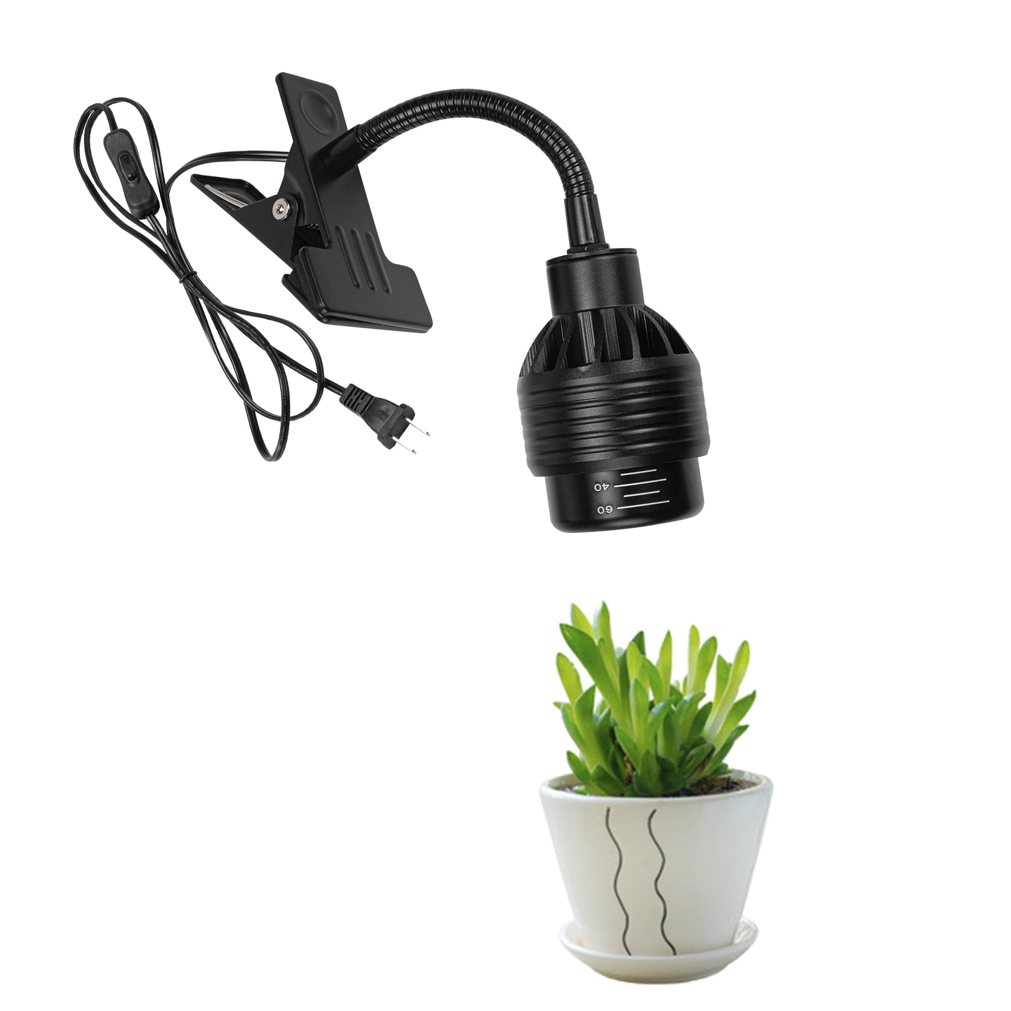 KAYYELAMP Clip Mount Flexible Angle Adjustment Full Spectrum Spotlight ...