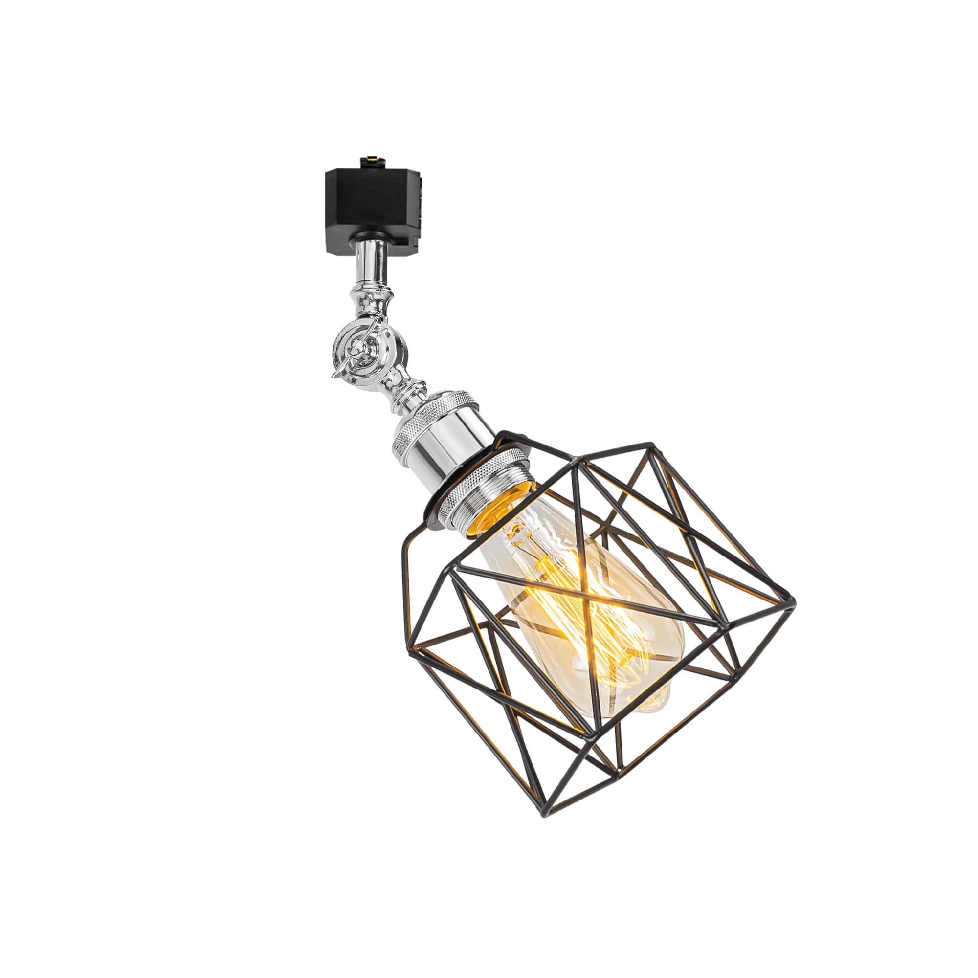 KAYYELAMP Compatible J-Type Tracking Light Head Chrome Modern Pendant ...