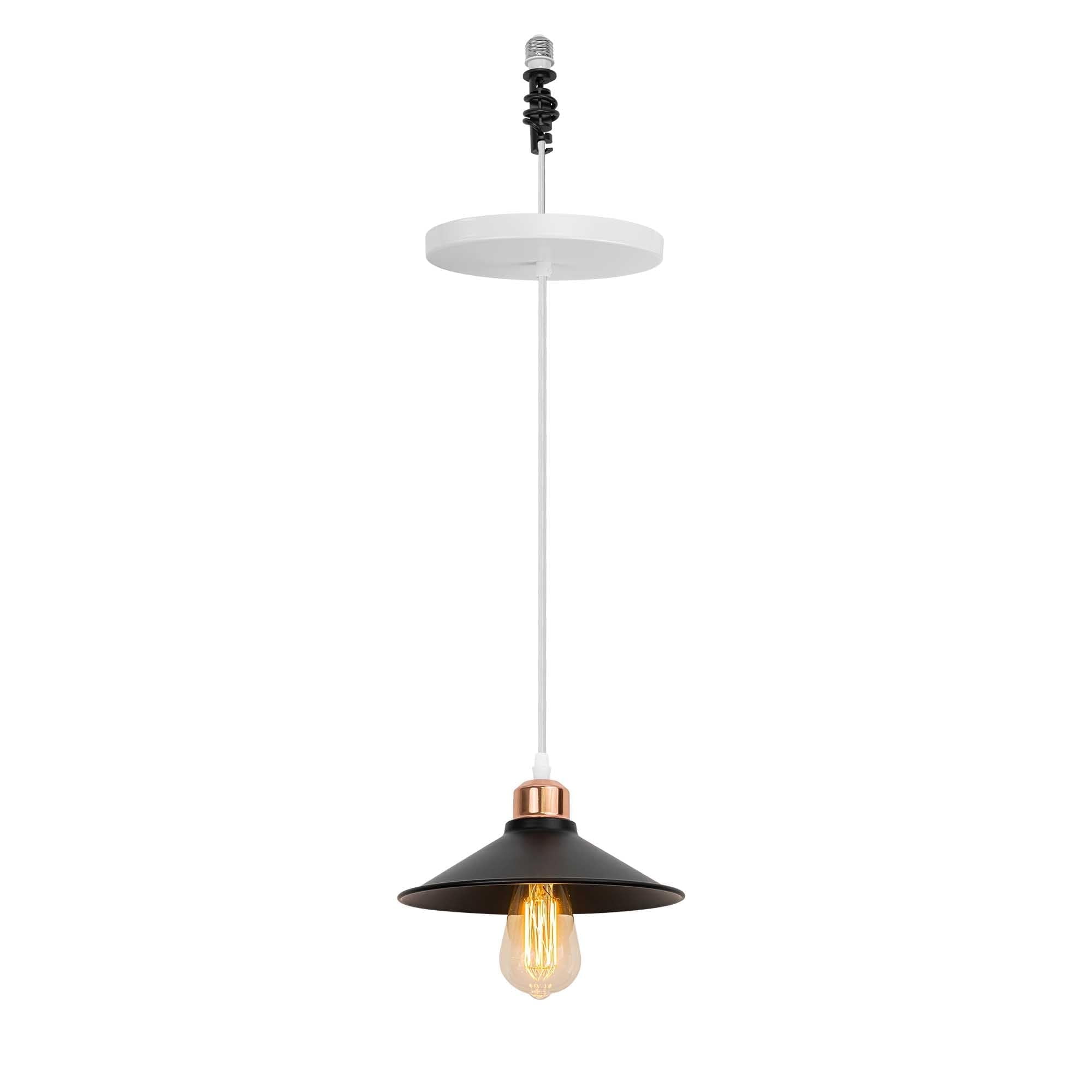 KAYYELAMP Screw-in Adapter E26 Mounted Cans Recessed Light Rose Gold ...