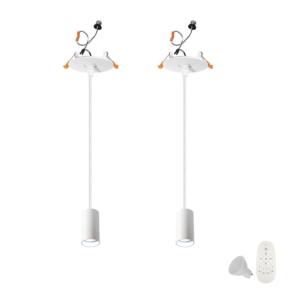 KAYYELAMP GU10 Dimmable Spot Light White Metal Recessed Light ...