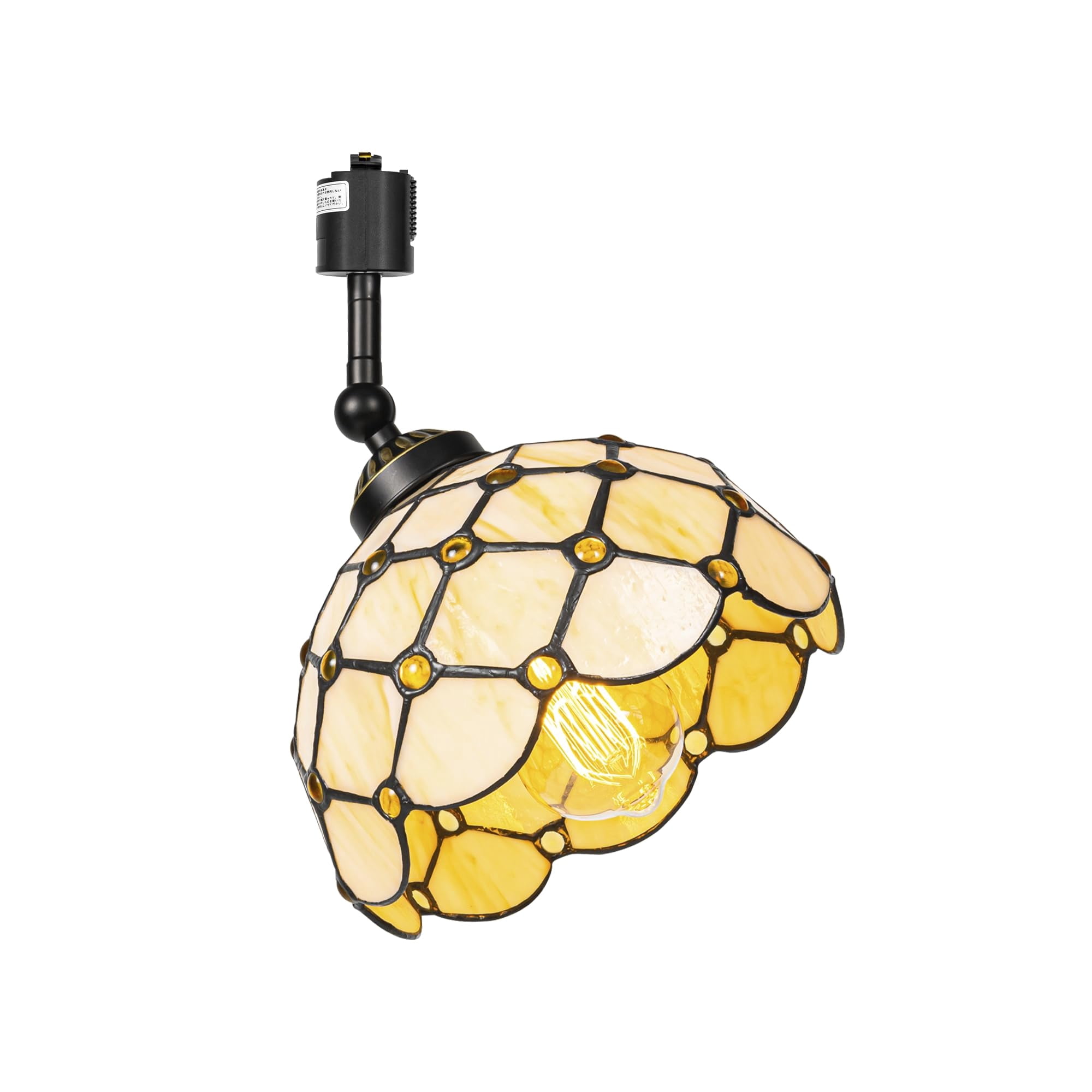 KAYYELAMP J-Type Track Head Lighting Adjustable Angle Tiffany Ceiling ...