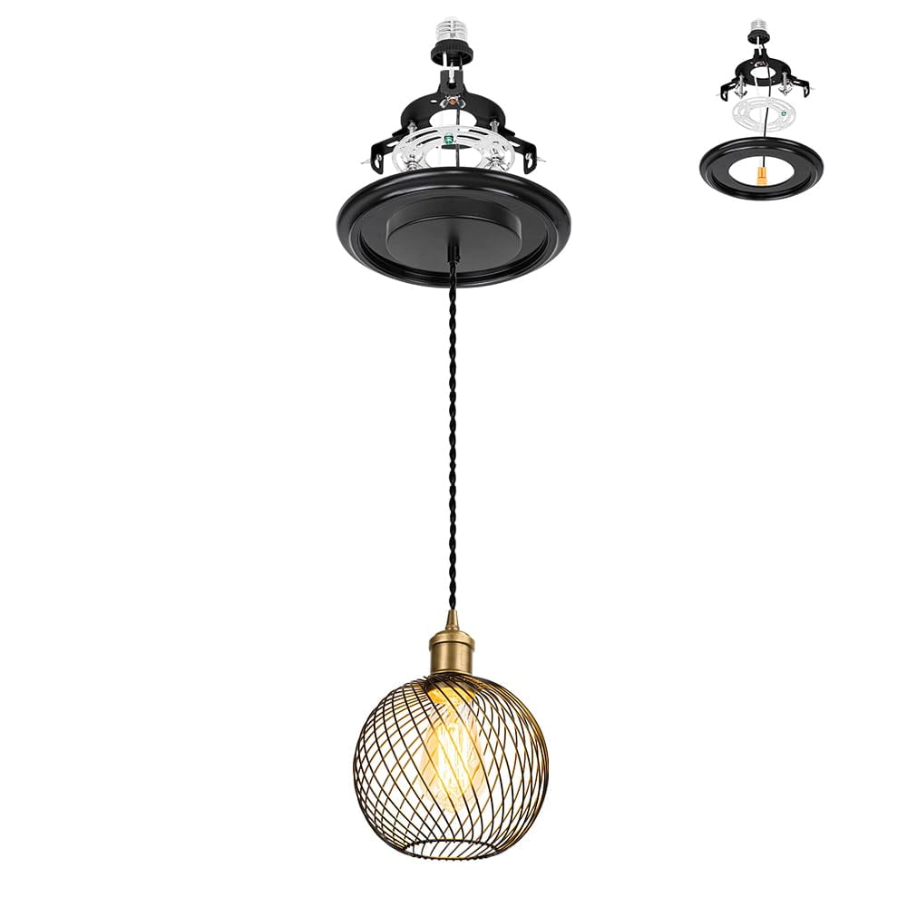 KAYYELAMP Recessed to Pendant Converter Kit 5 & 6 inch Can Light ...