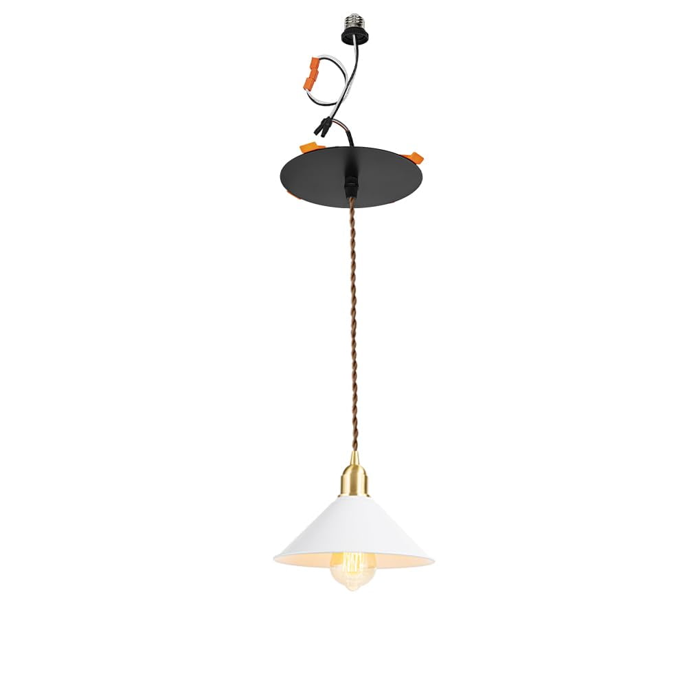 KAYYELAMP Recessed Retrofit Pendant Lighting Conversion Kit E26 Power ...