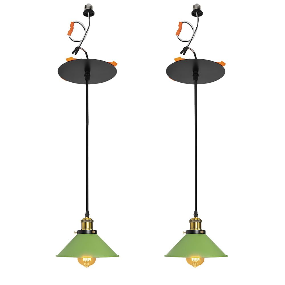 KAYYELAMP Recessed Retrofit Pendant Lighting Conversion Kit E26 Power ...