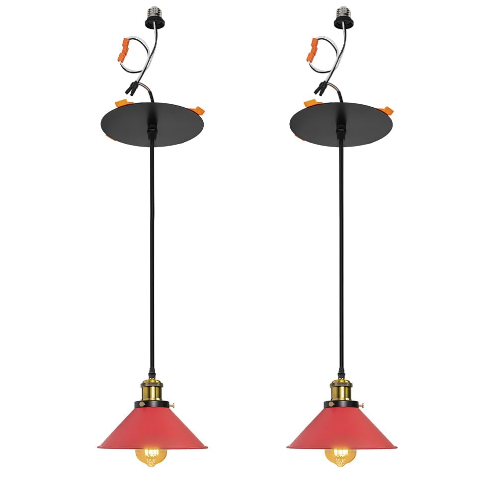 KAYYELAMP Recessed Retrofit Pendant Lighting Conversion Kit E26 Power ...