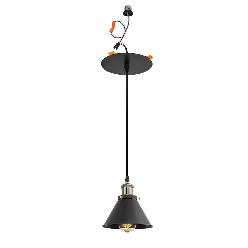KAYYELAMP Recessed Retrofit Pendant Lighting Conversion Kit E26 Power ...