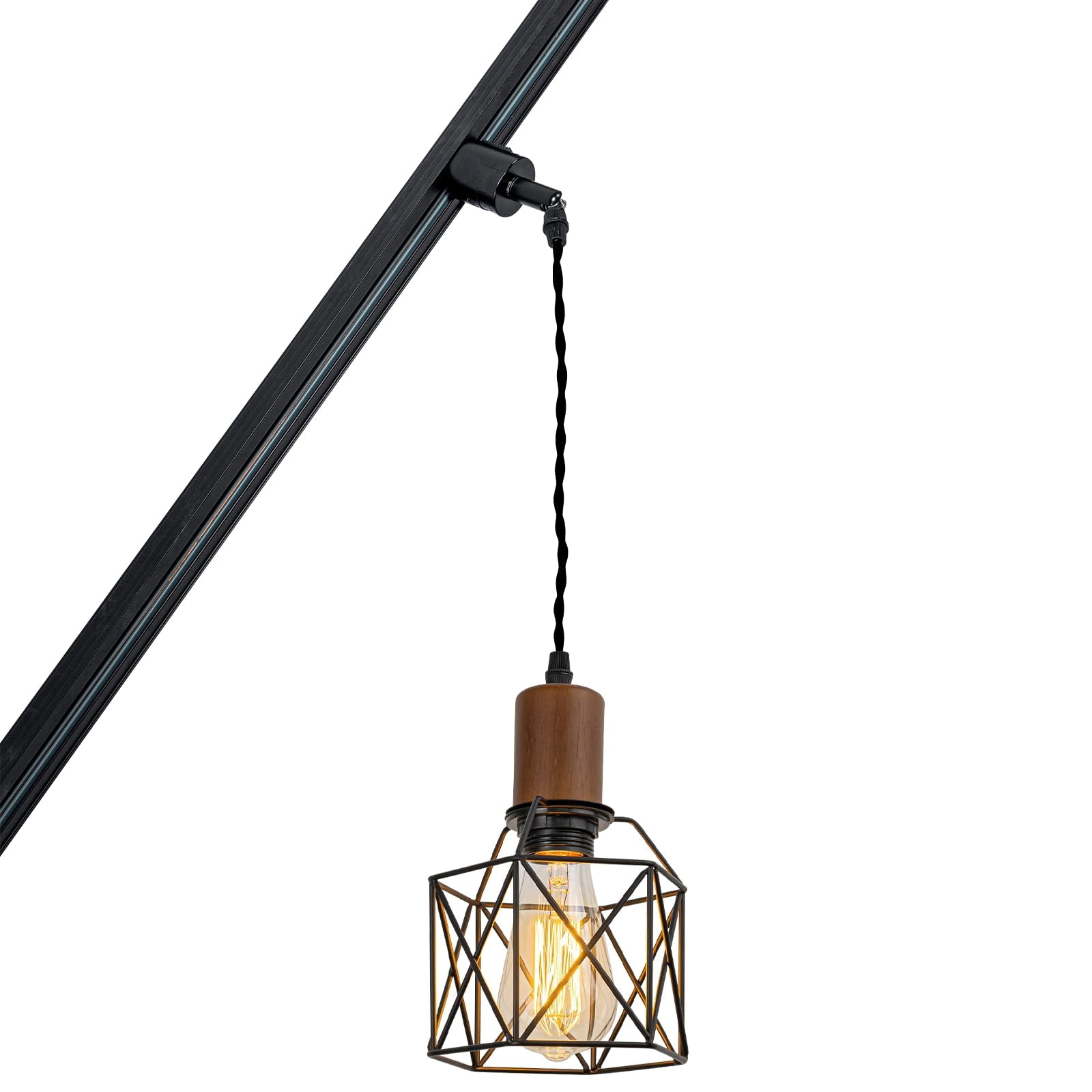 KAYYELAMP Retro Design Track Lighting Fixture for Inclined Position ...