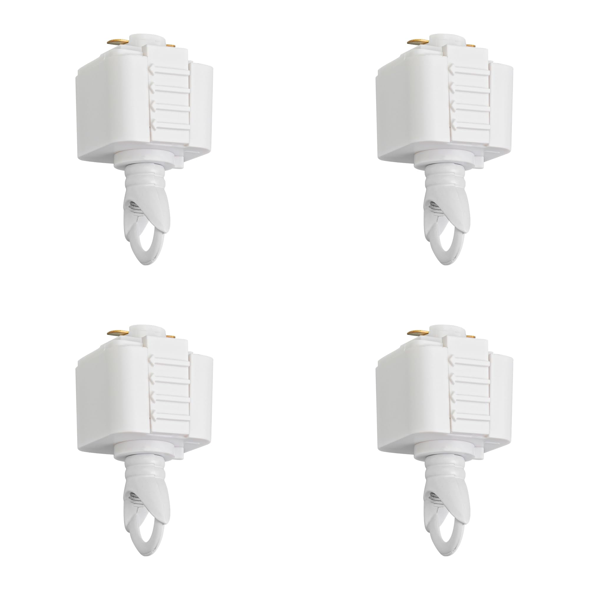 KAYYELAMP Set of Four L-Type Track Adapter with Hook Light Fitting ...