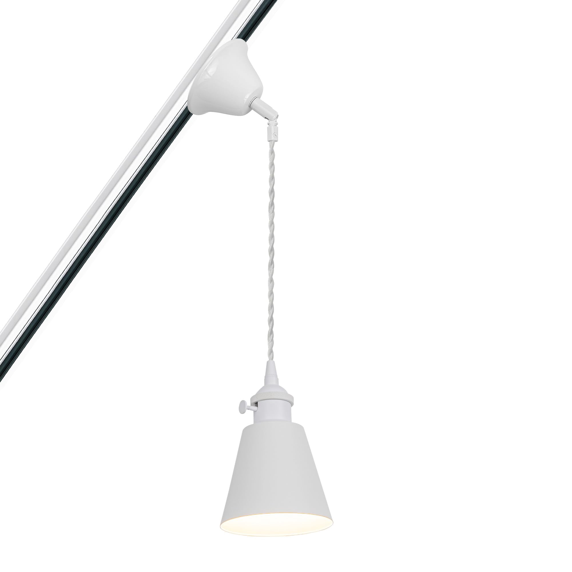 KAYYELAMP Slope Position Roof Track Light H-Type White Switch Base and ...