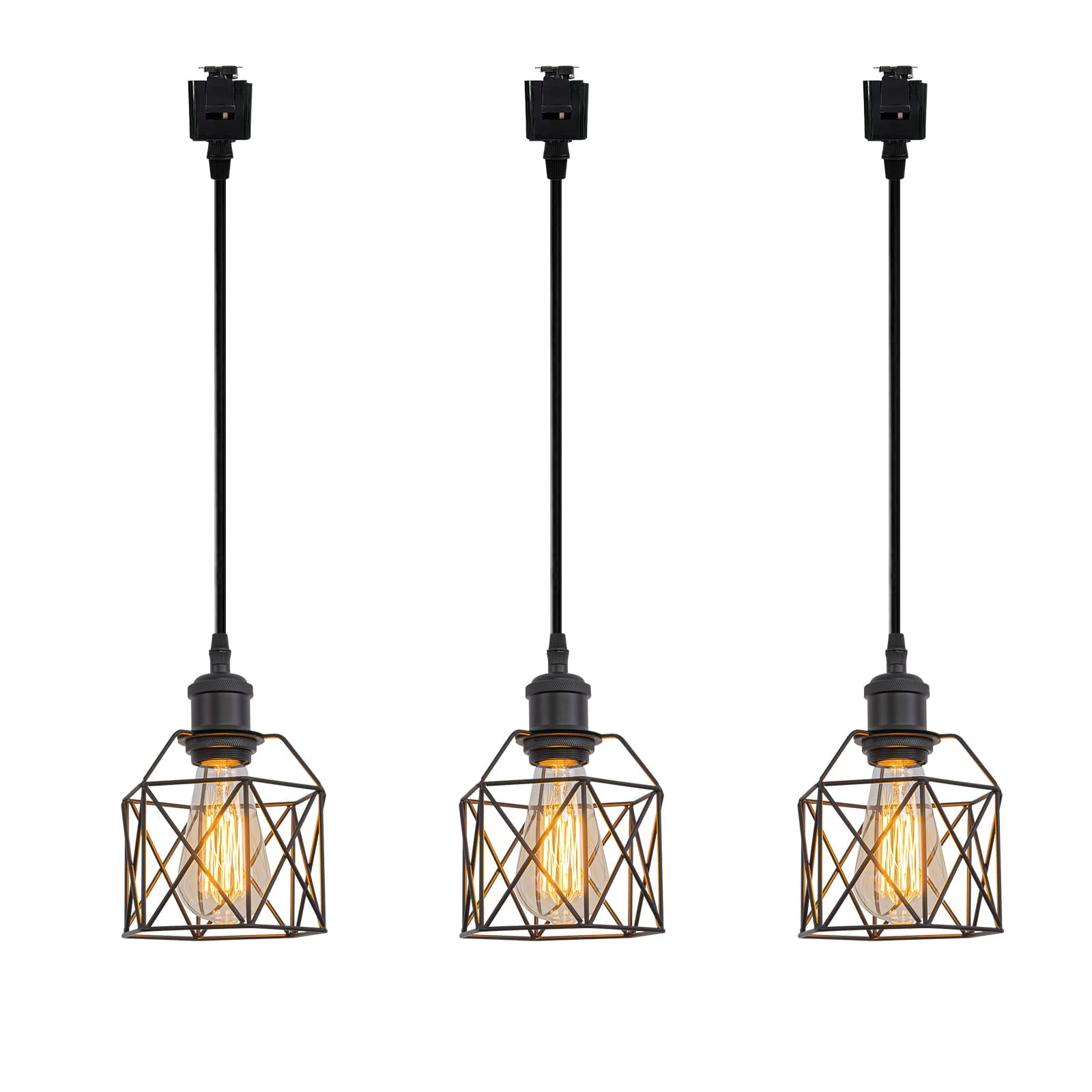 KAYYELAMP Total Length 24 Inches J-Type Track Light Vintage Design E26 ...