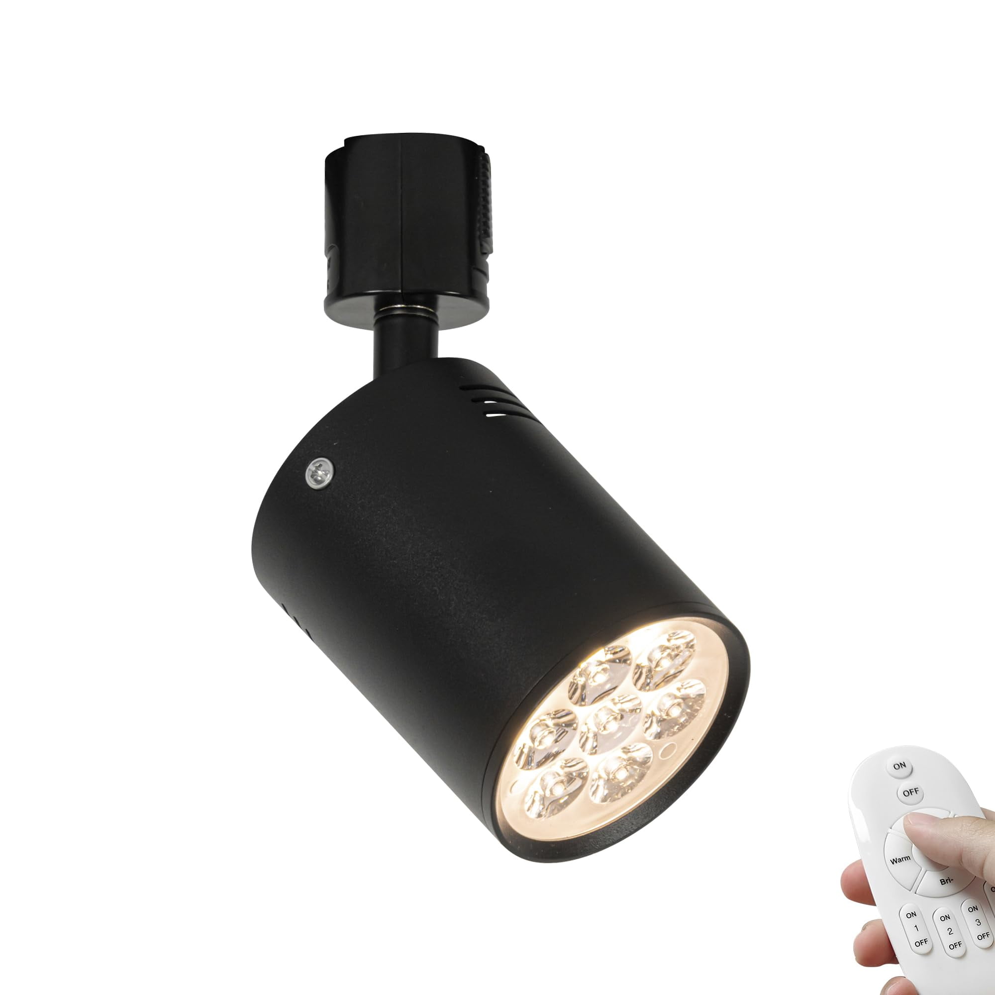 KAYYELAMP Track Mounted Remote Plant Light Full Spectrum 7W Warm Light ...