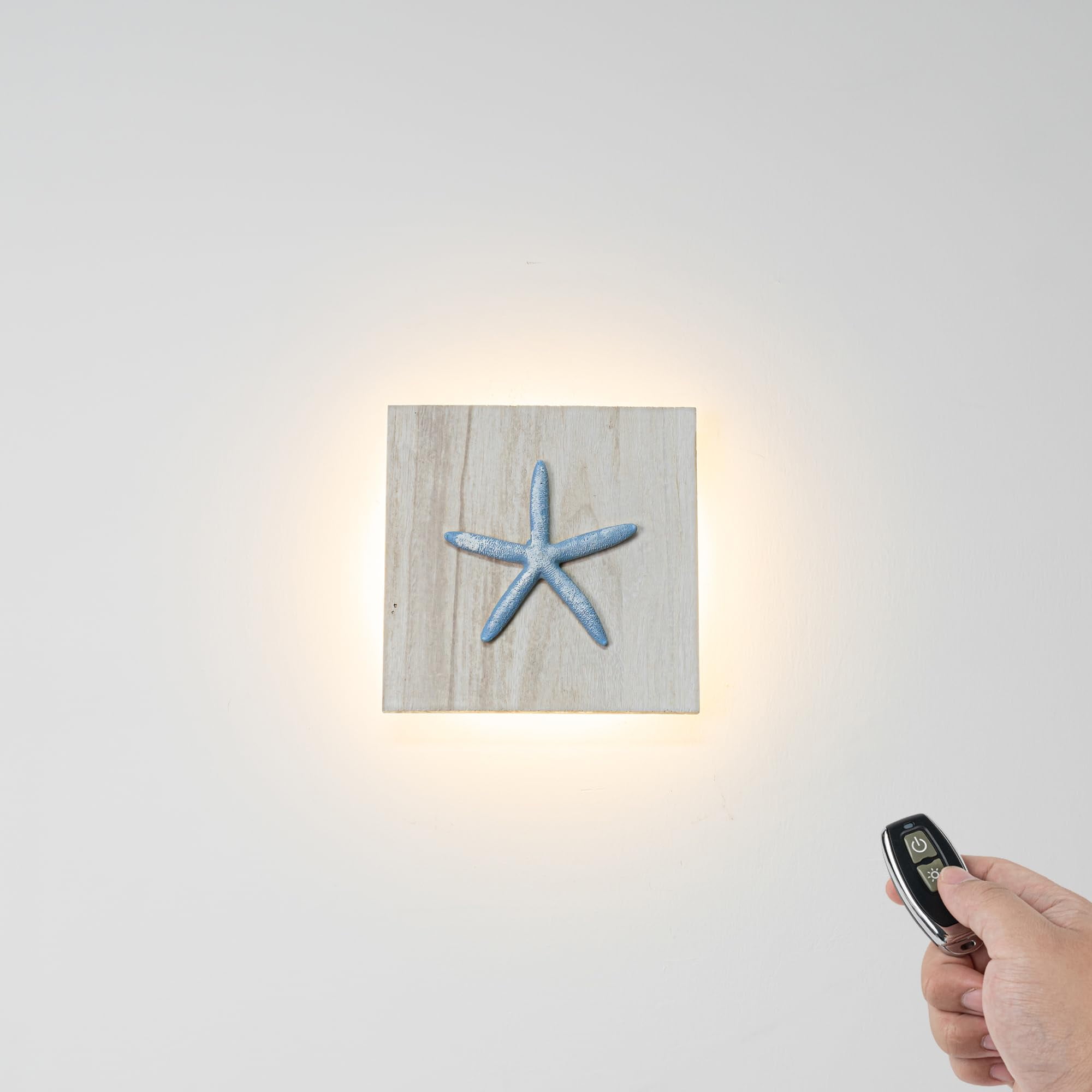 KAYYELAMP Wall Ambient Lighting Starfish 3D Pattern Remote On/Off ...