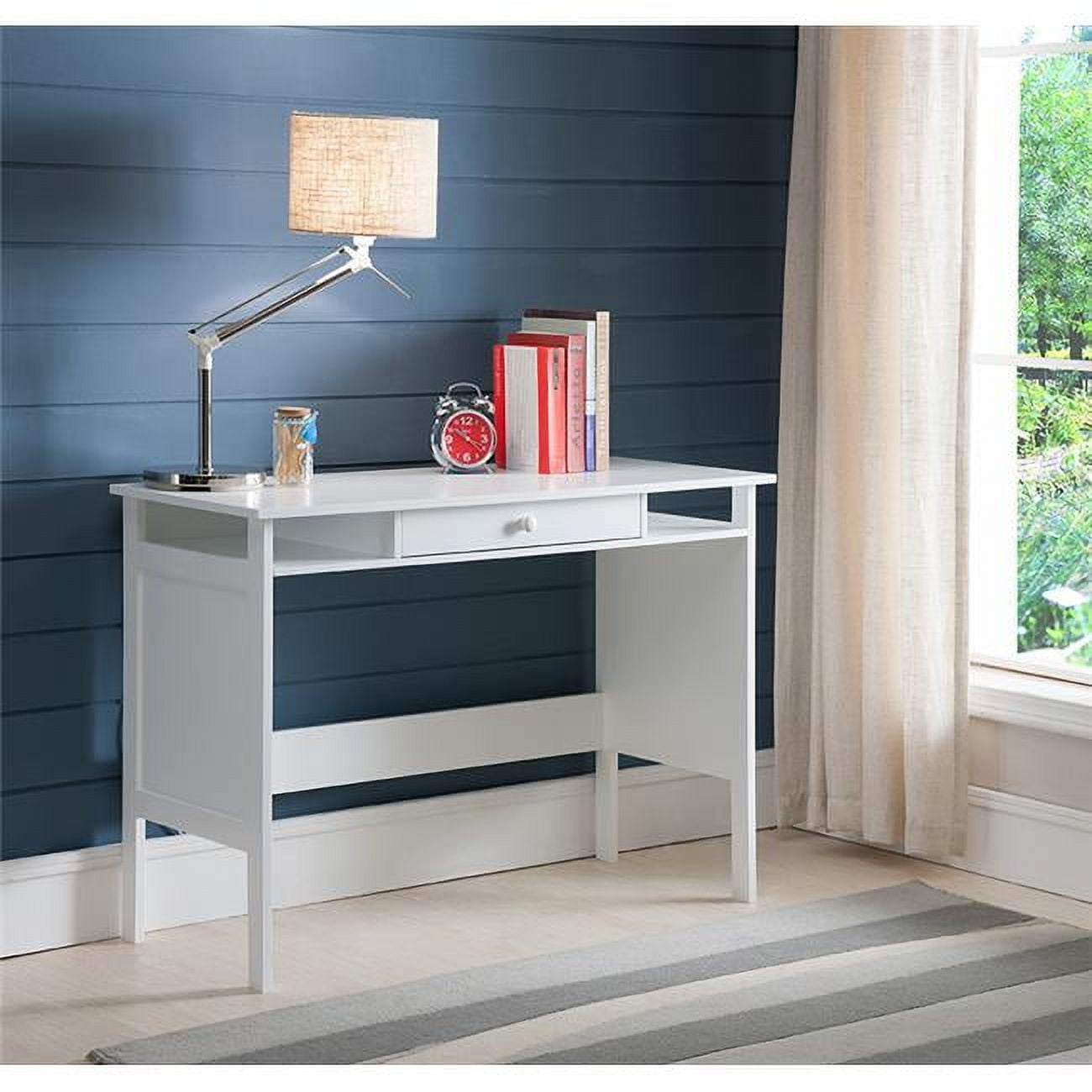 KB 30 x 42 x 18 in. White Desk - Walmart.com